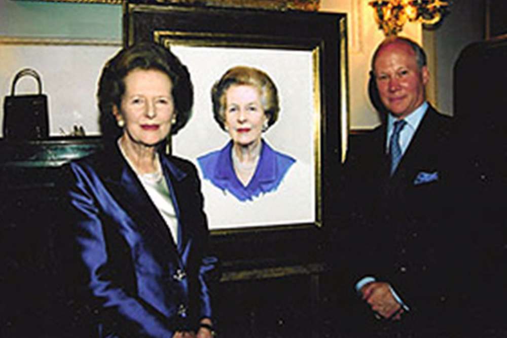 Baroness Thatcher portrait unveiling | News | Richard Stone - Royal ...