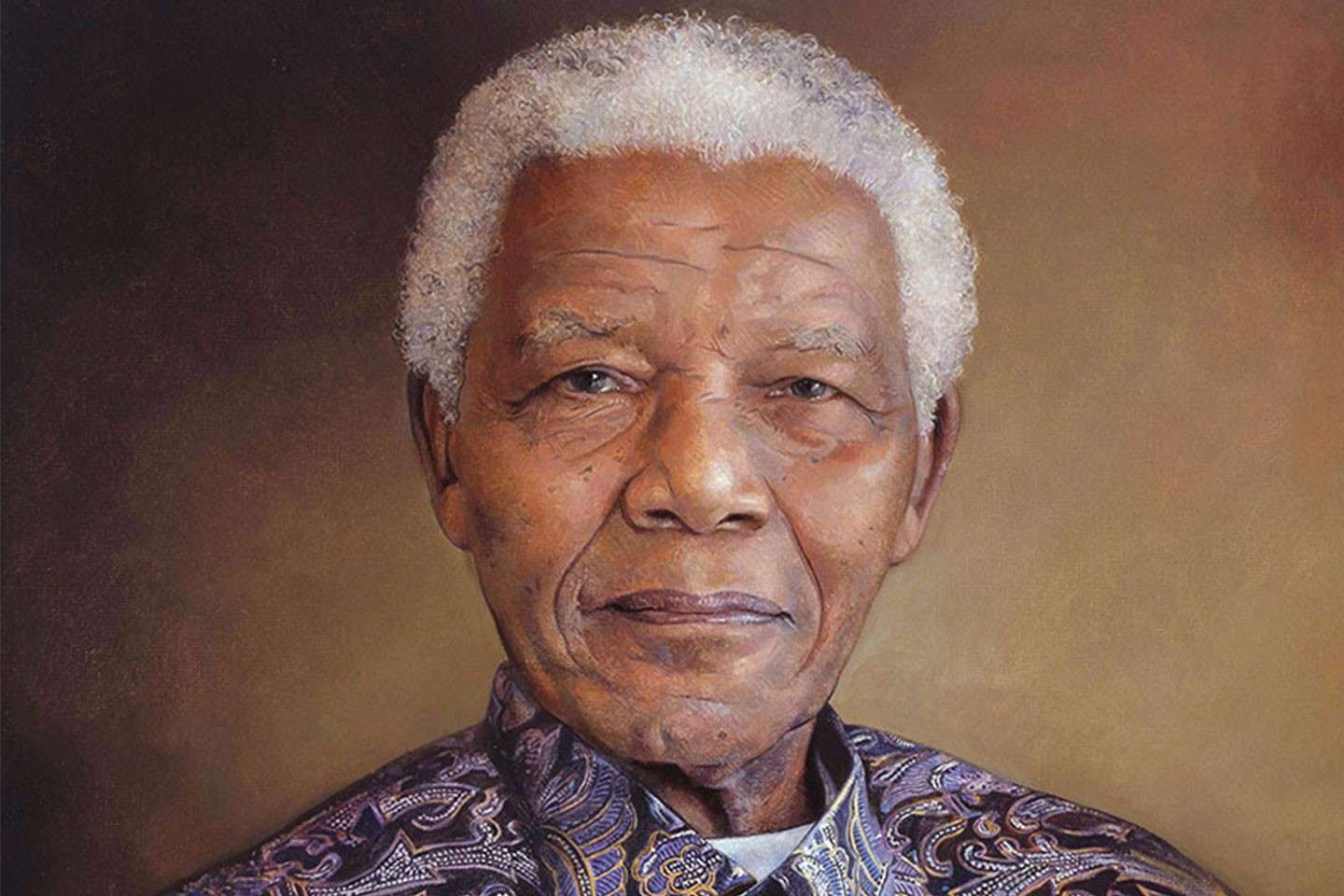 A rare portrait of Mandela | News | Richard Stone - Royal portrait painter